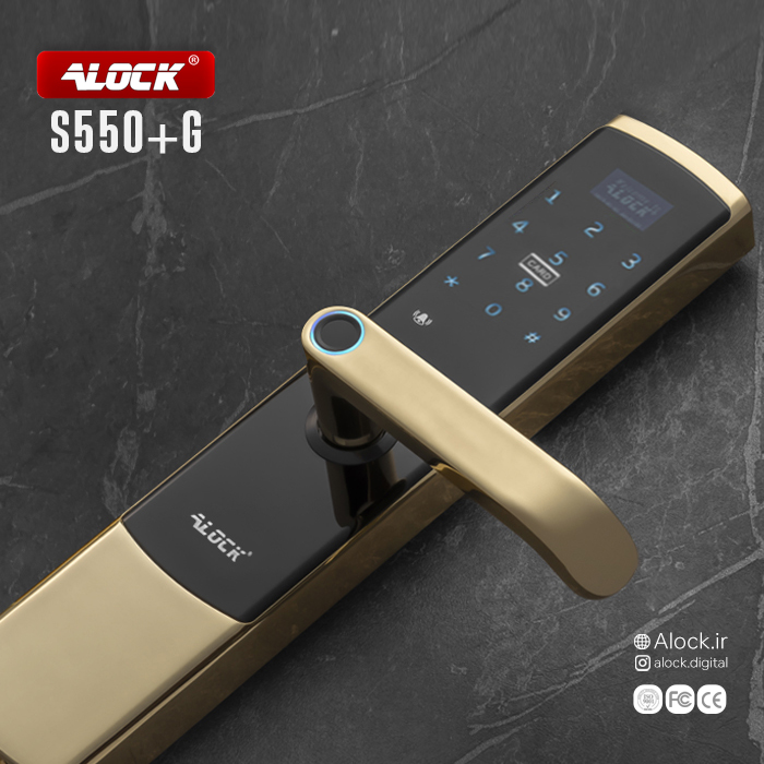 قفل اثر انگشتی دیجیتال آنلاین ALOCK مدل S550+ G
