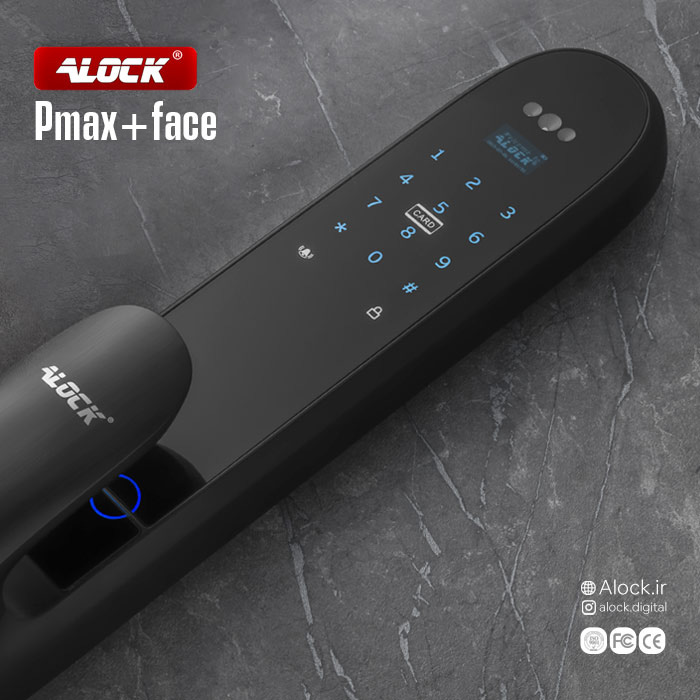 دستگیره تشخیص چهره و قفل اثر انگشتی دیجیتال ALOCK مدل Pmax Face